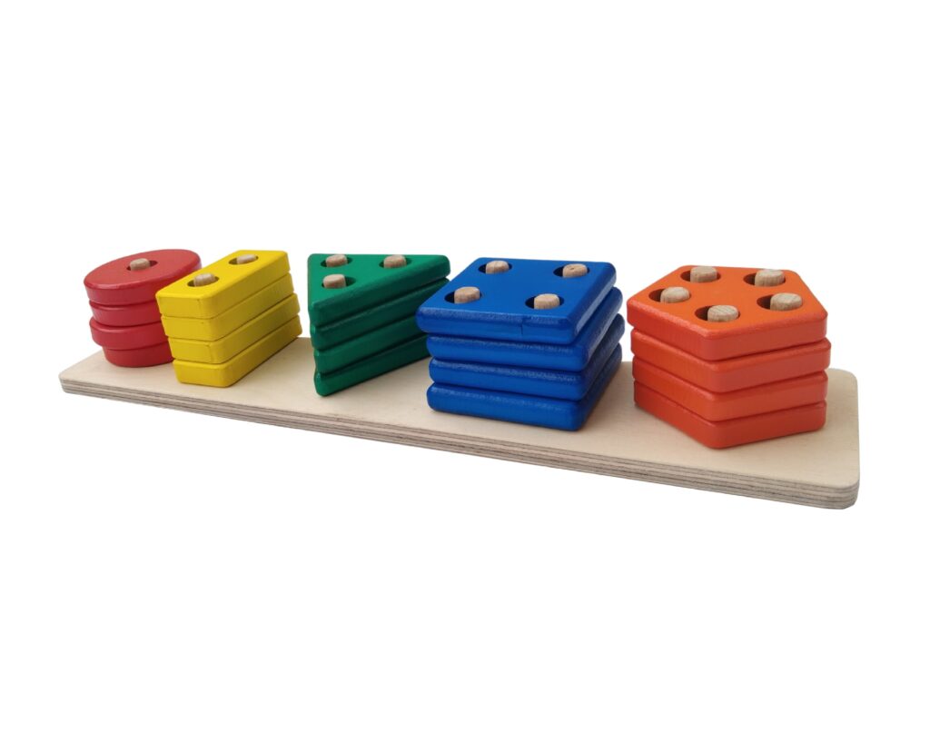 Shapes & Column Matching - 5 Shapes and 20 Pcs